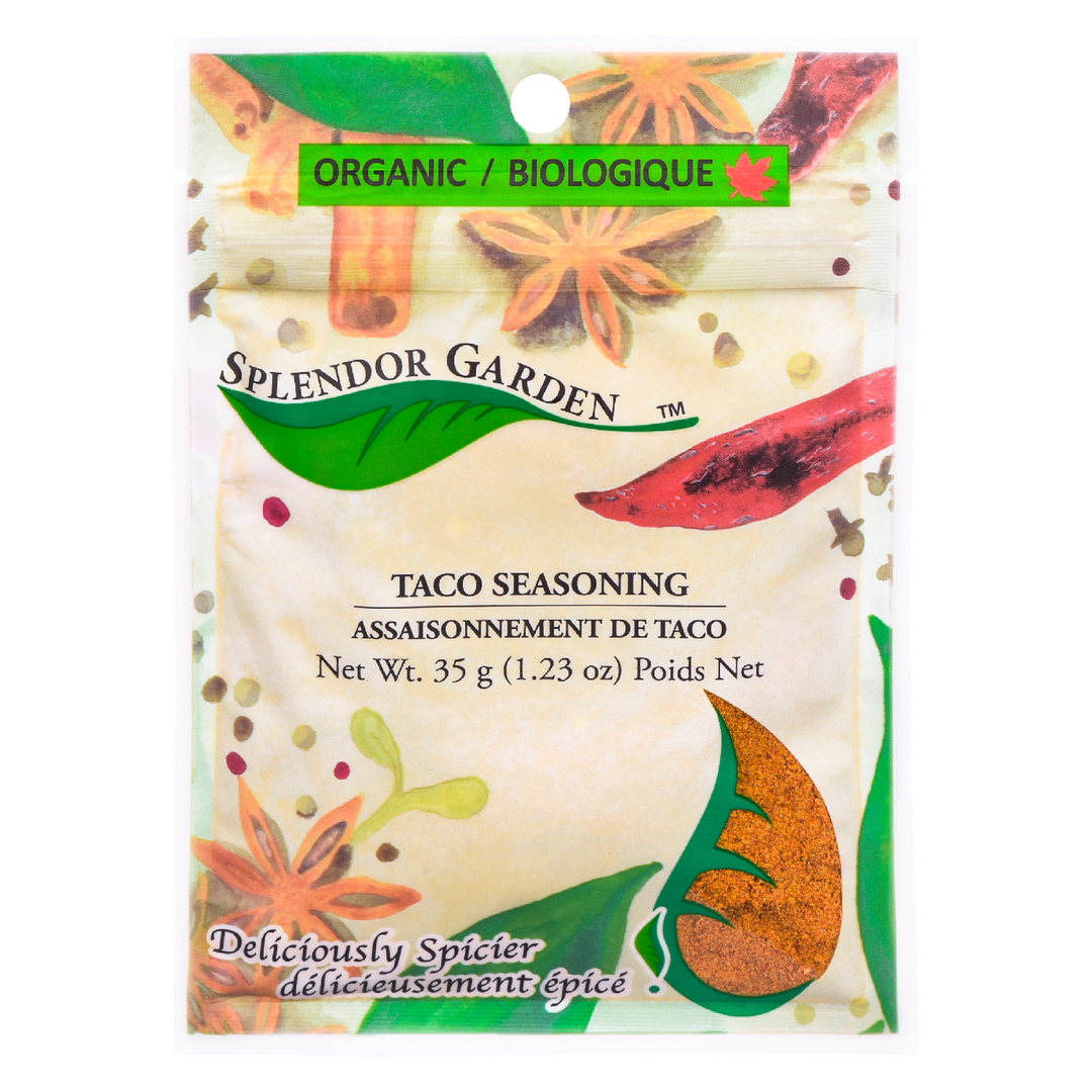 Organic Taco Seasoning - Splendor Garden